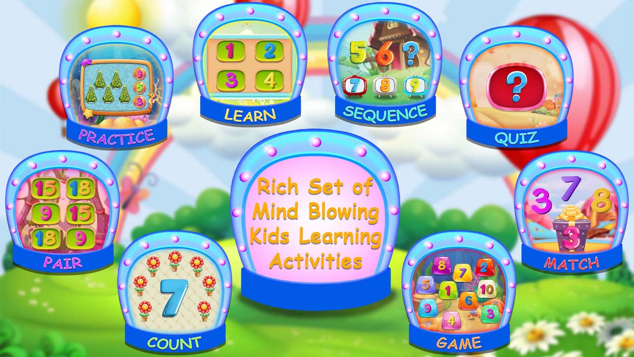 Basic Skills 123 Number Learning Games for Kids - The Best Kindergarten ...