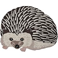 Amazon.com: WHAT ON EARTH Hedgehog Rug - Cute Hand-Hooked Animal Shaped ...
