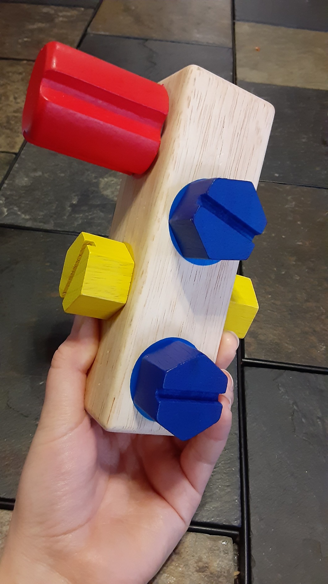 $6/mo - Finance Guidecraft Screw Block - Kids Multi-Color Matching Game ...