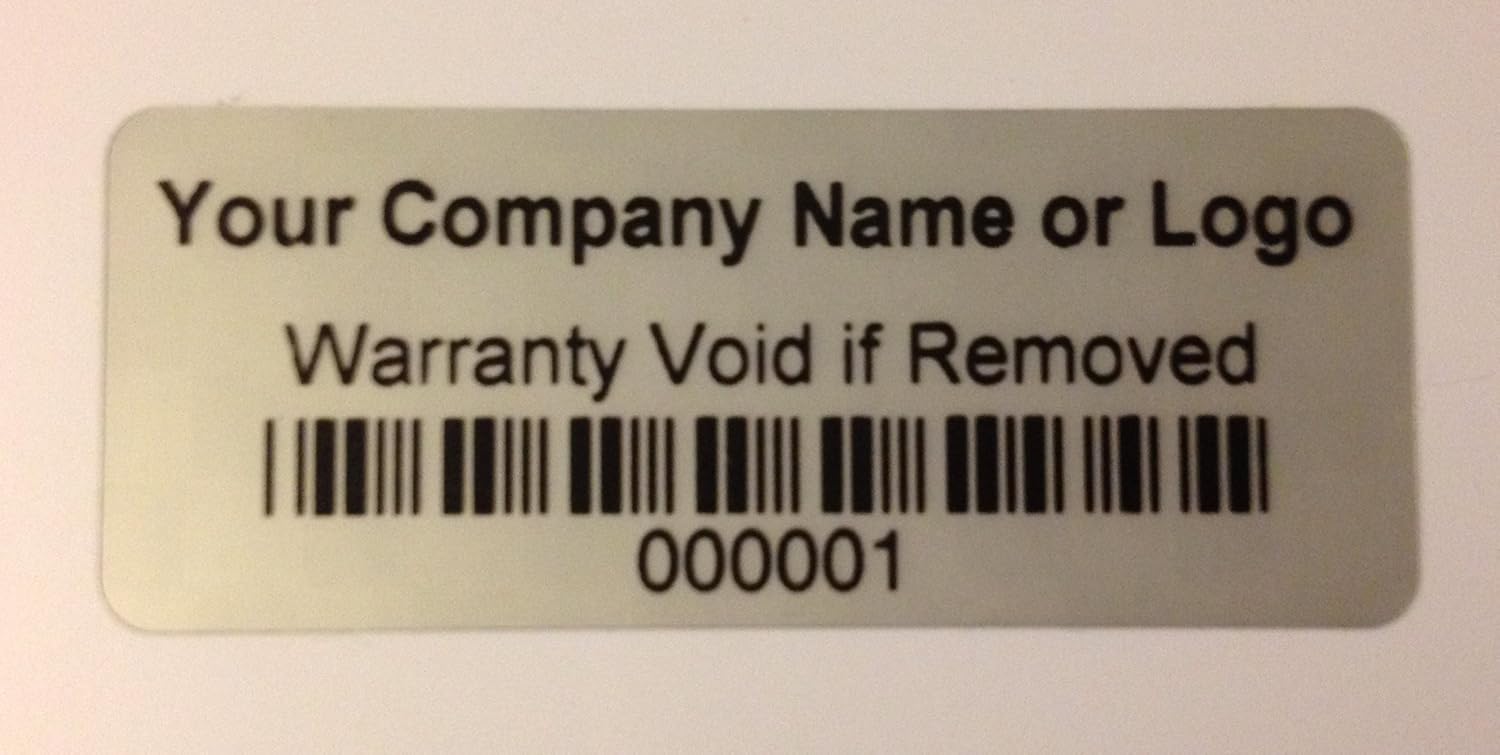 Amazon.com : 250 Silver Matte Asset Identification ID Labels 1.5" x 0.6 ...