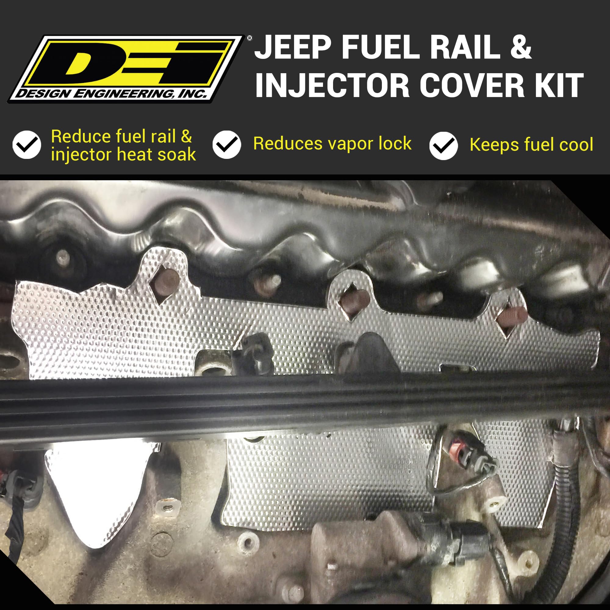 Mua DESIGN ENGINEERING Fuel Rail & Injector Cover Kit for Jeep (1997 ...