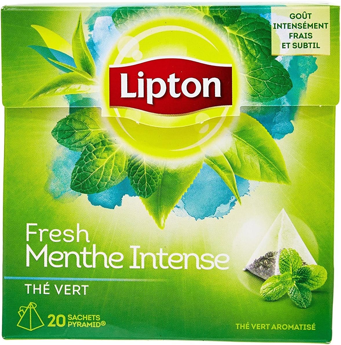 Lipton 6 boxes Green Tea with Mint Intense Thé Vert Menthe Intense in ...