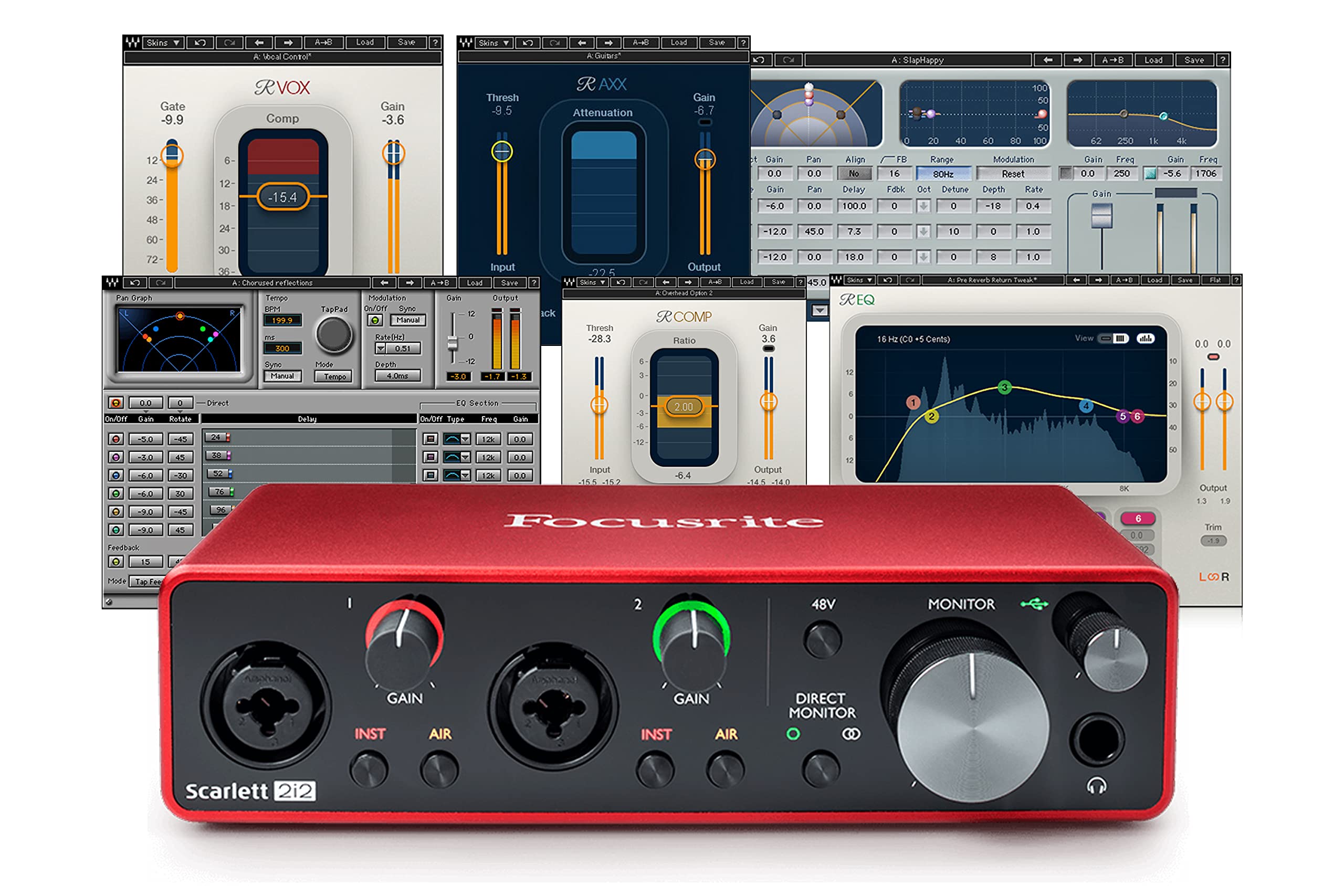 Mua Focusrite Scarlett 2i2 (3rd Gen) USB Audio Interface plus Waves Musicians 2 and iZotope ...