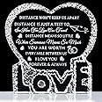 Amazon.com: YWHL Long Distance Relationship Gifts, Laser Engraved Love ...