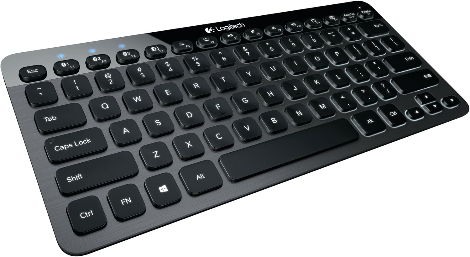 Logitech Tastiera Bluetooth Illuminated K810, layout spagnolo QWERTY ...