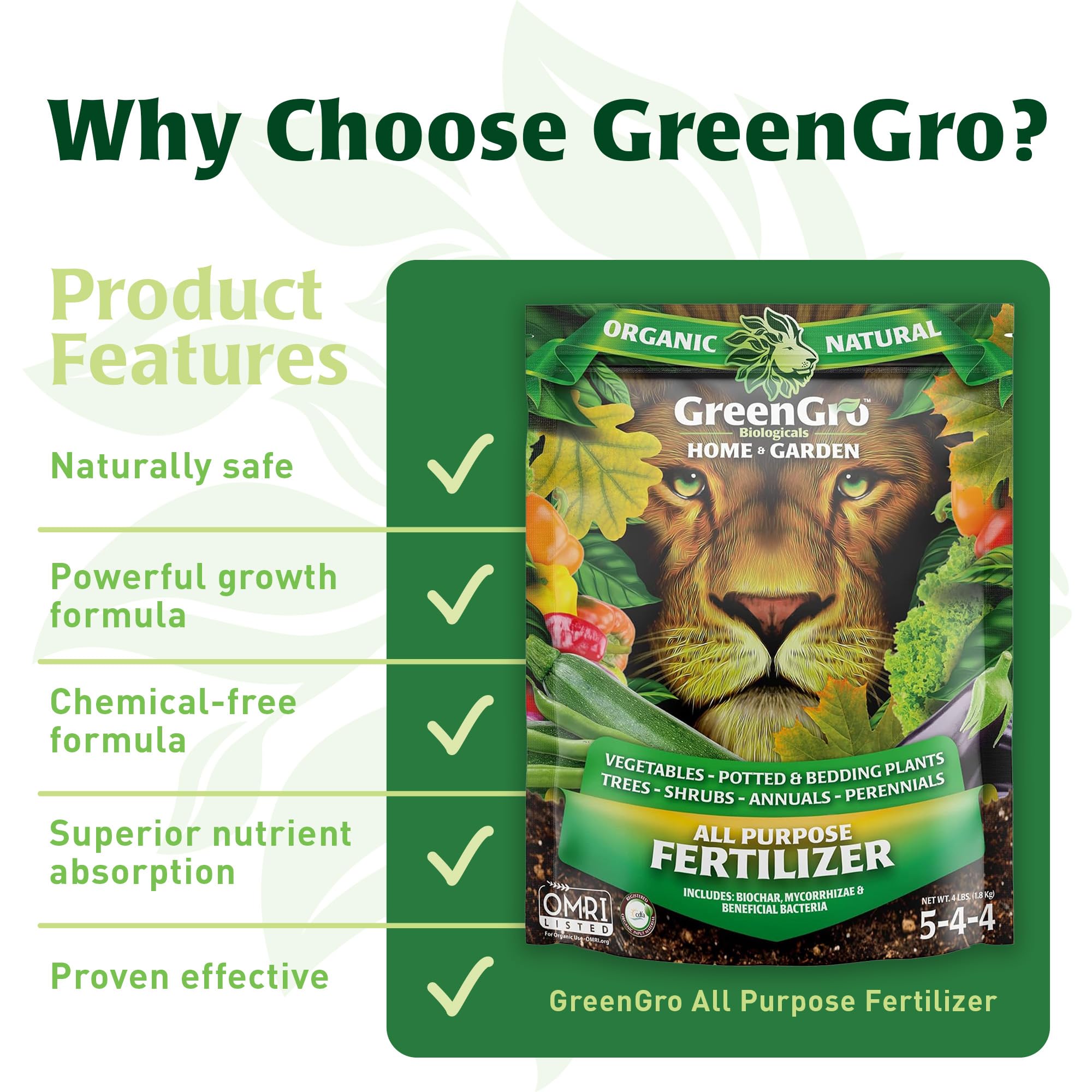 Mua GreenGro All Purpose Organic Fertilizer - Outdoor & Indoor Plant ...