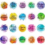 Amazon.com: 600PCS Inspirational Religious Faith Adhesive Sticker Motivational Bible Verse Seal ...