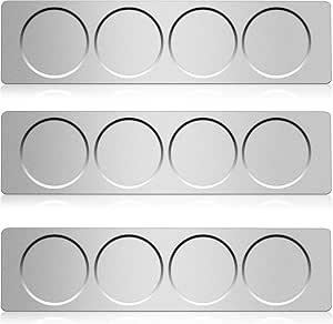 Amazon.com: Chengu 3 Pieces Stainless Steel Wall Plate Base Wall ...