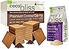 Coco Coir 250gm Bricks (20-Pack) + Myco Bliss Powder (2lbs) - Coco Coir ...