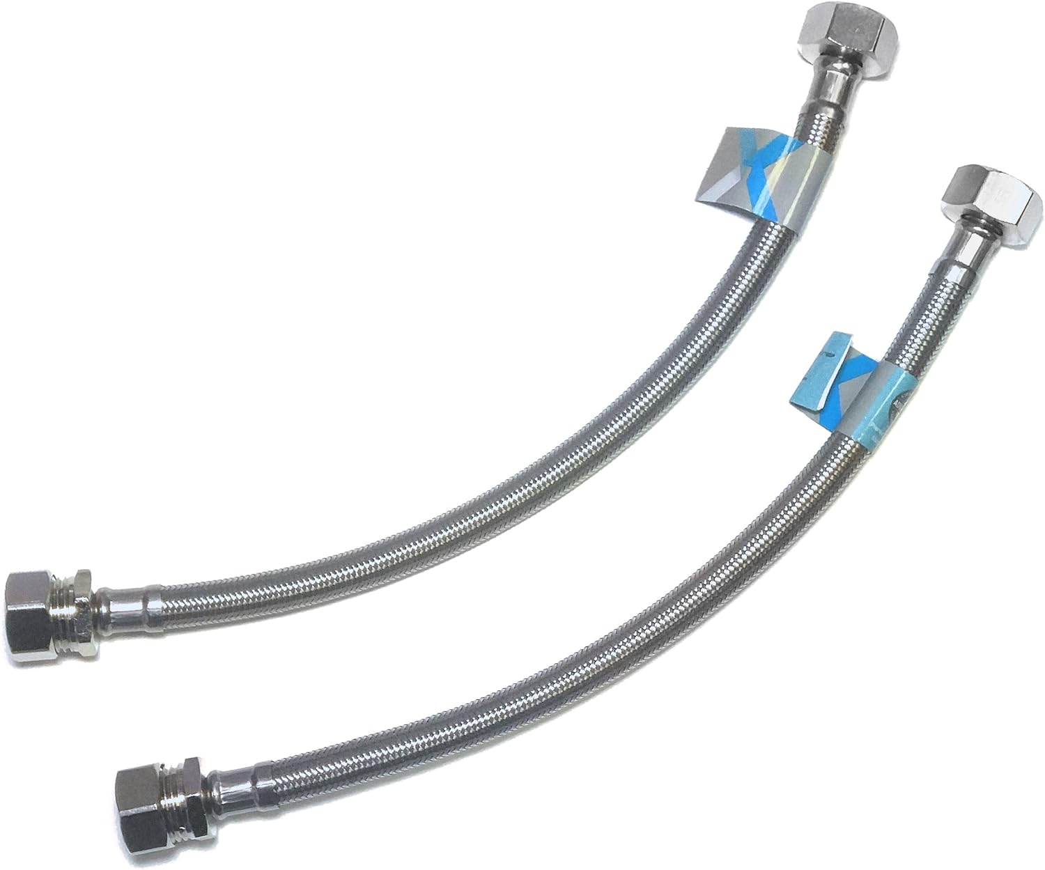 Xcel Home™ 2 x 900mm 1/2″BSP x 15mm Compression Monobloc Tap Connectors ...