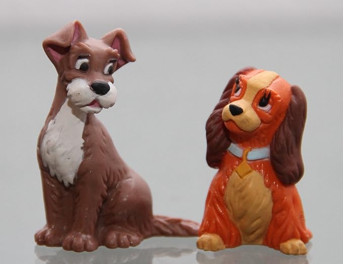 Bullyland - SET of 2 figures : Lady And The Tramp: Amazon.co.uk ...