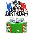 Amazon.com: Finestore168 Lacrosse Cake Topper for Touchdown Sport Theme ...