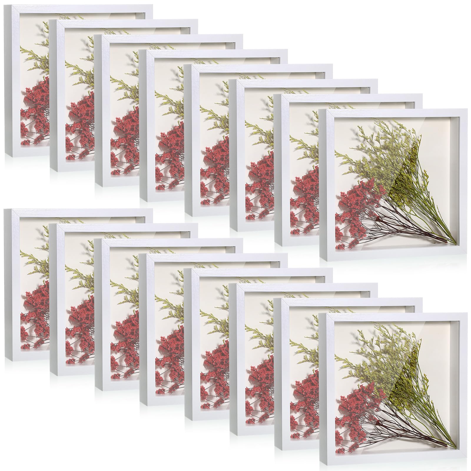 Ripeng 16 Pack Shadow Box Frame Display Case Shadow Box Picture Frame ...