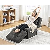 Amazon.com: YODOLLA 38" Sleeper Chair, Extra Wide 3-in-1 Convertible ...