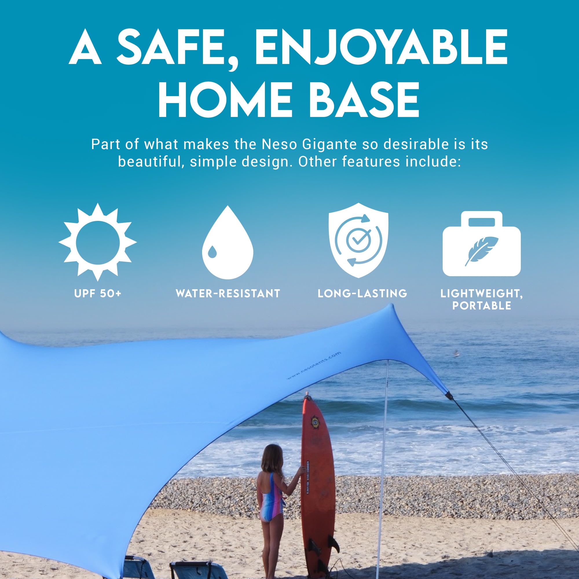 Mua Neso Gigante Portable Beach Tent Sun Shelter - Lightweight Beach ...