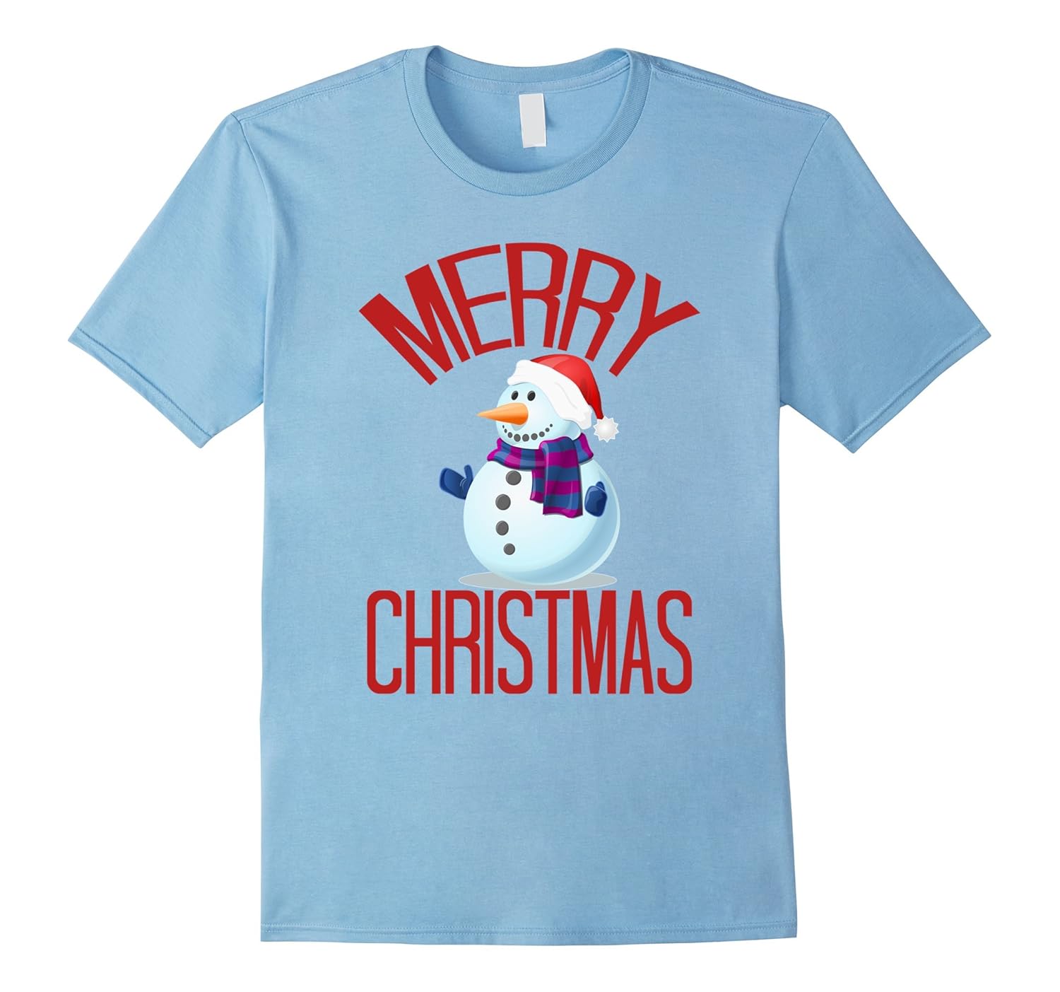 Merry Christmas Snowman T-Shirt-CL – Colamaga