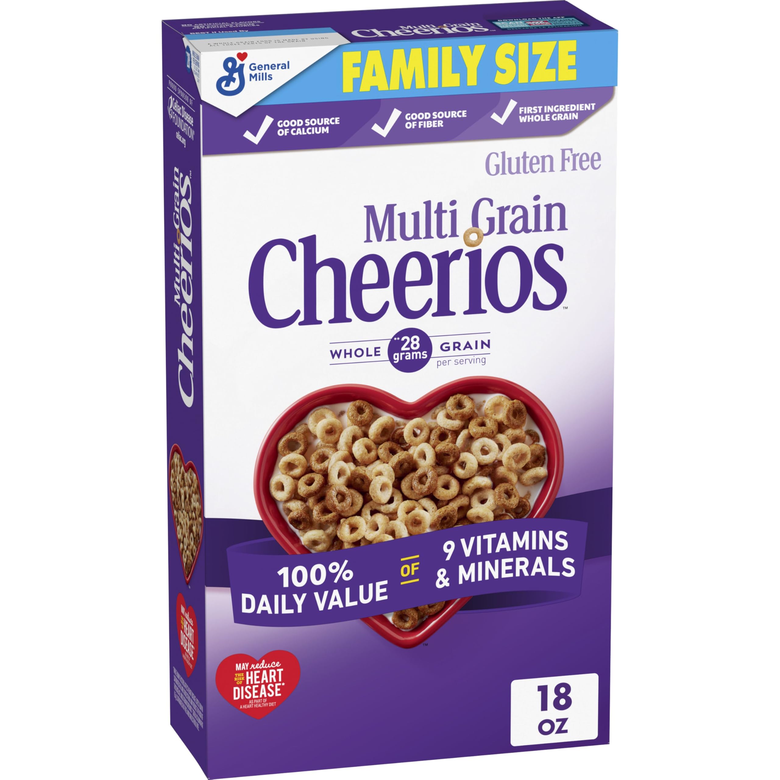 Mua Multi Grain Cheerios, Heart Healthy Breakfast Cereal, Gluten Free ...