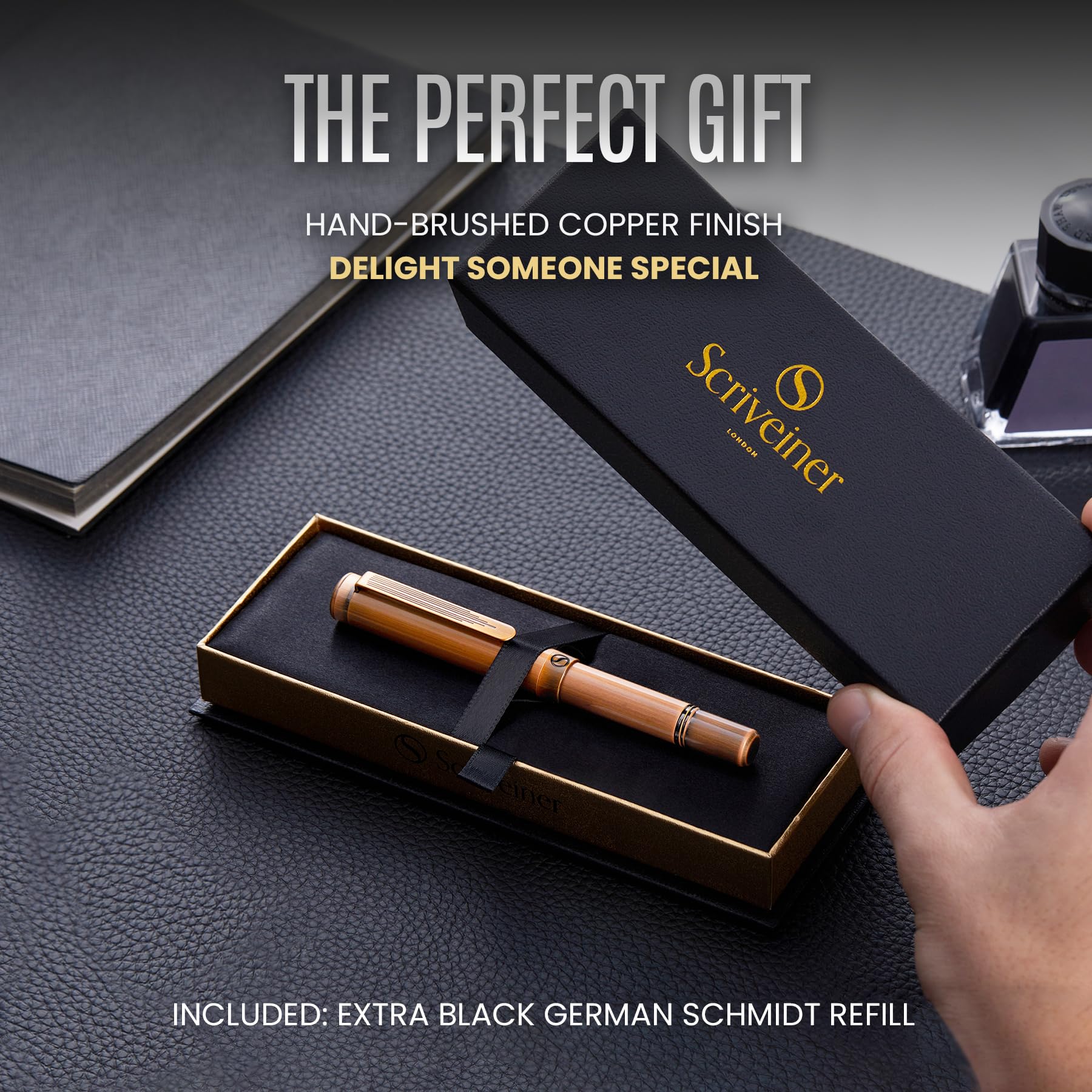 Mua Scriveiner EDC Luxus Tintenkugelschreiber, atemberaubender Taschenkugelschreiber ...