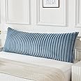 Amazon.com: JAUXIO Faux Fur Fluffy Body Pillow Cover Luxury Textured ...