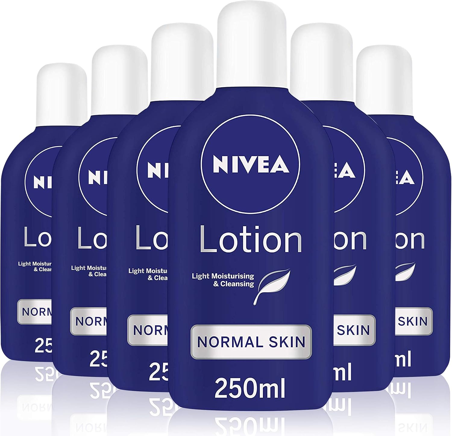 NIVEA Lotion for Normal Skin Pack of 6 (6 x 250ml), Nourishing ...