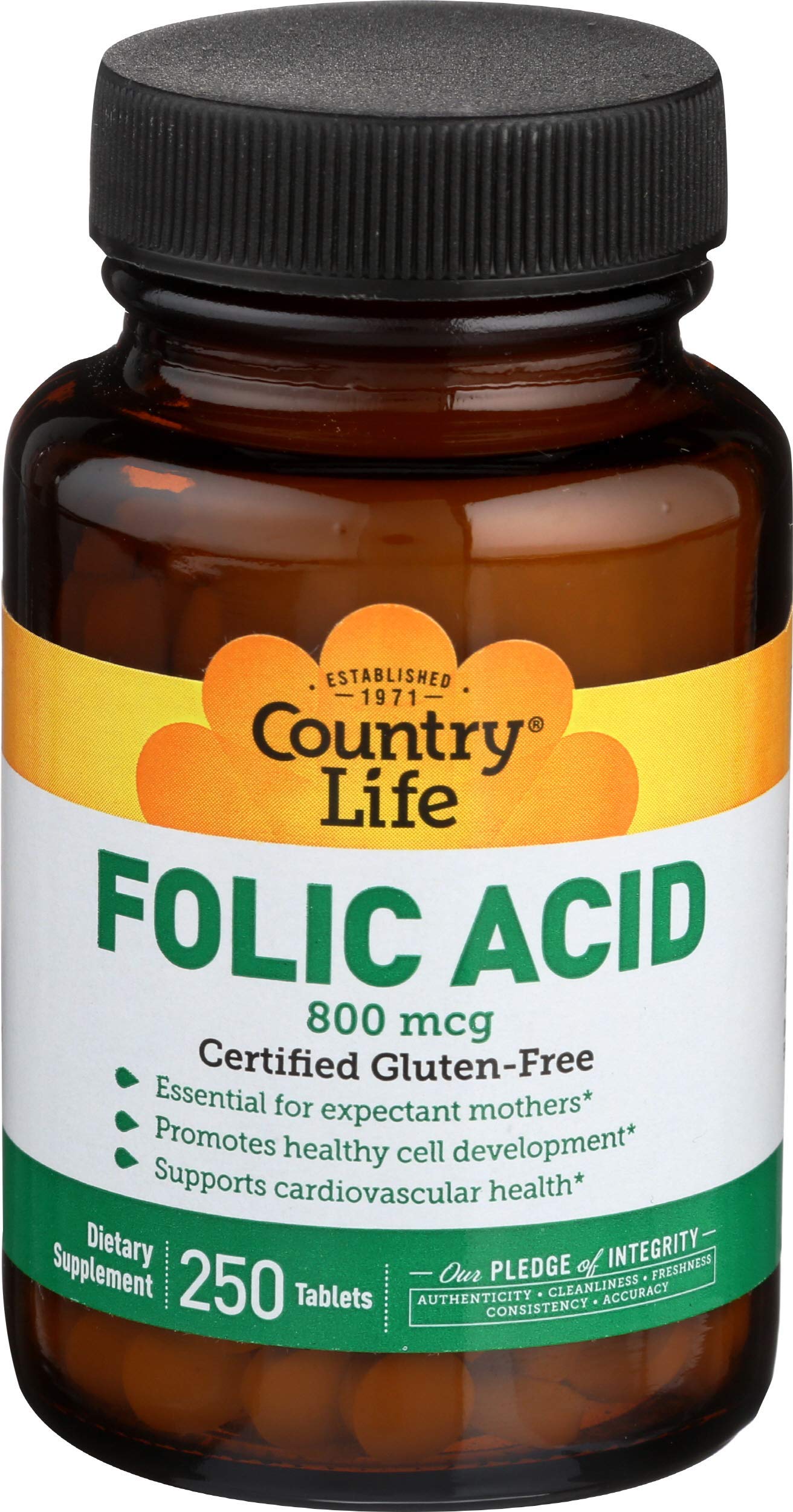 Mua Country Life - Folic Acid 800 mcg - 250 Tablets Country Life ...