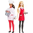 Amazon.com: Barbie Friend Careers Chef & Waiter Doll Set : Toys & Games
