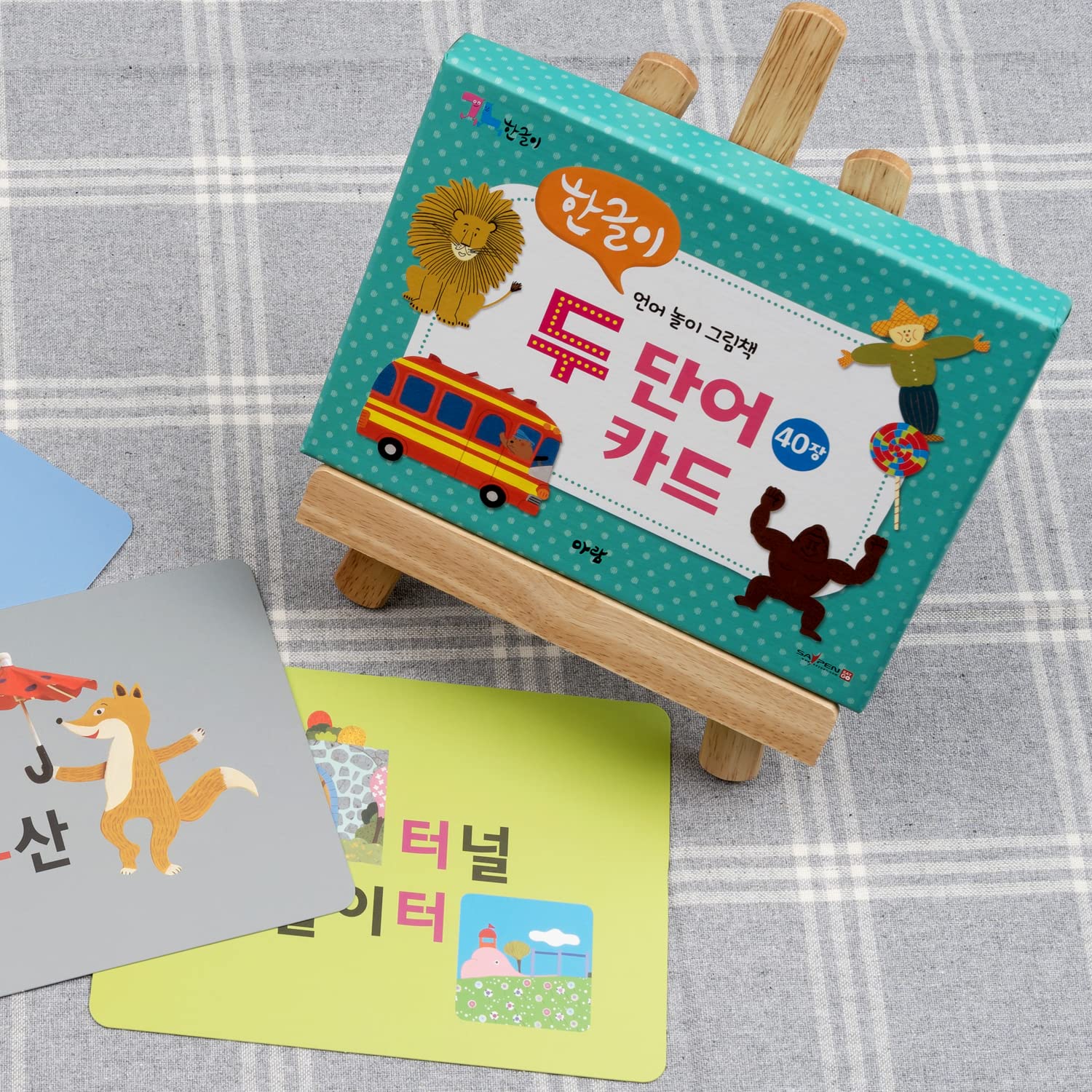 Mua Leveram Korean Two-Word Flashcards - Learn Hangul Alphabet ...