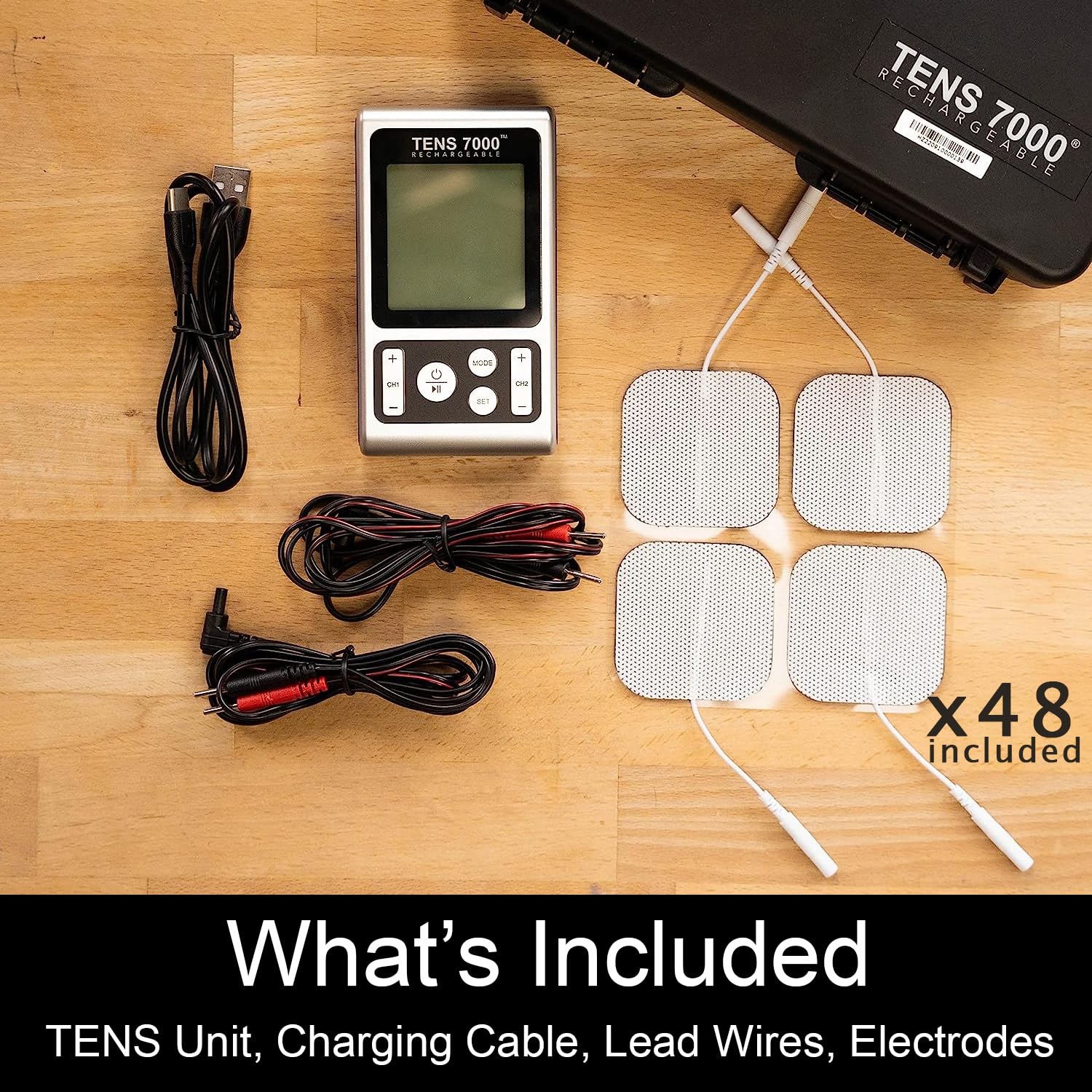 Mua Rechargeable TENS Unit Muscle Stimulator, 48 Pack Electrodes and ...