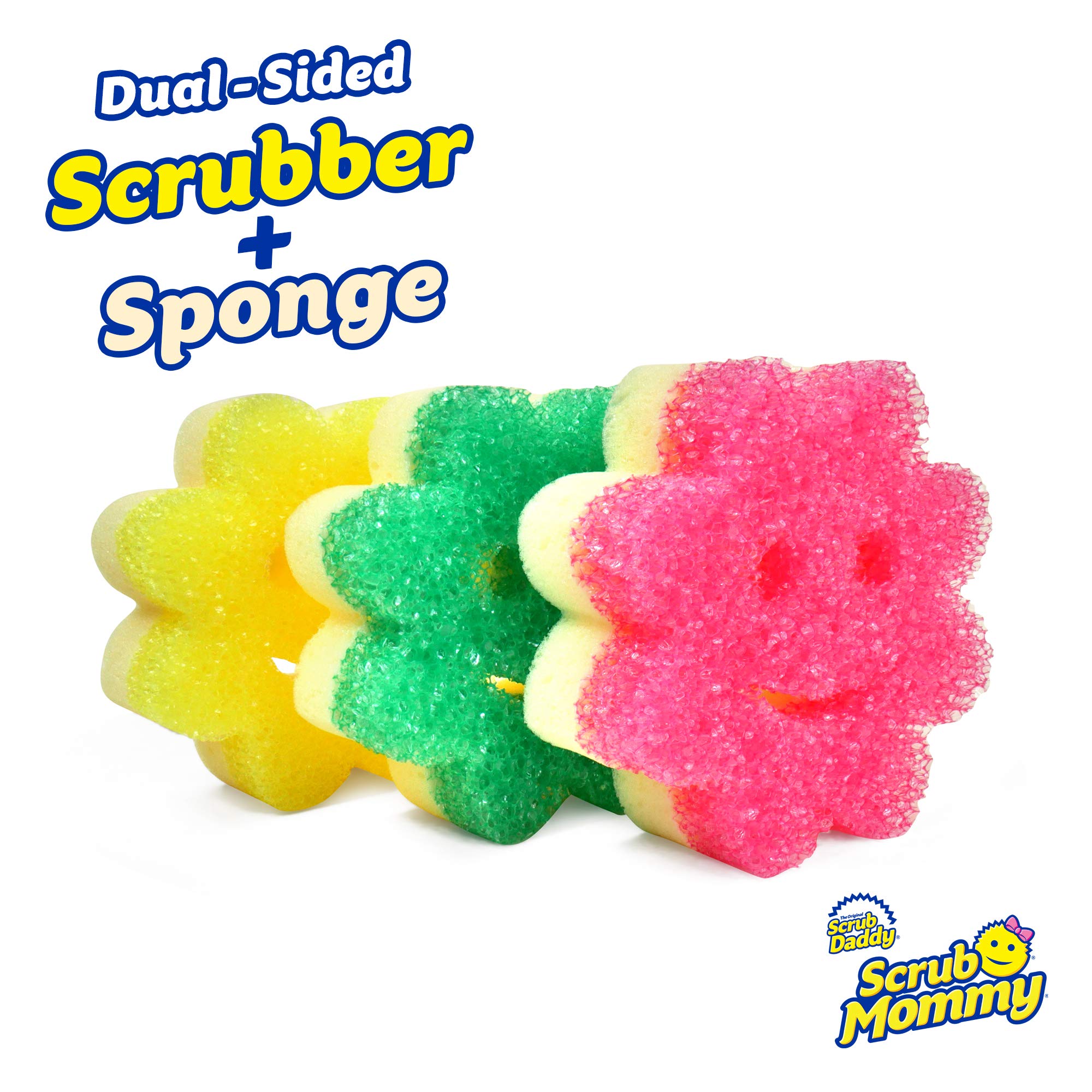 Mua Scrub Daddy Sponge Set - Scrub Mommy Power Flower Dual- Sided ...