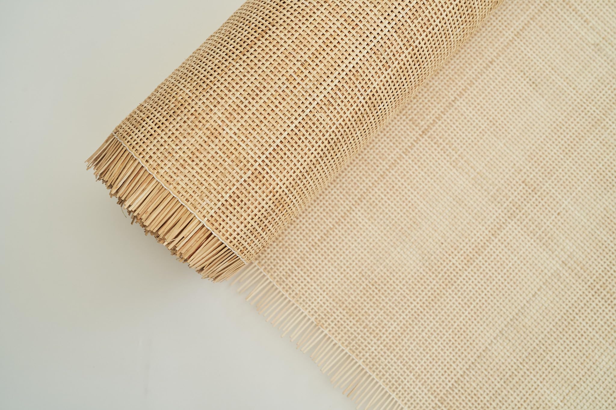 Mua 24" Width Natural Rattan Square Webbing, Radio Weave, Rattan for ...