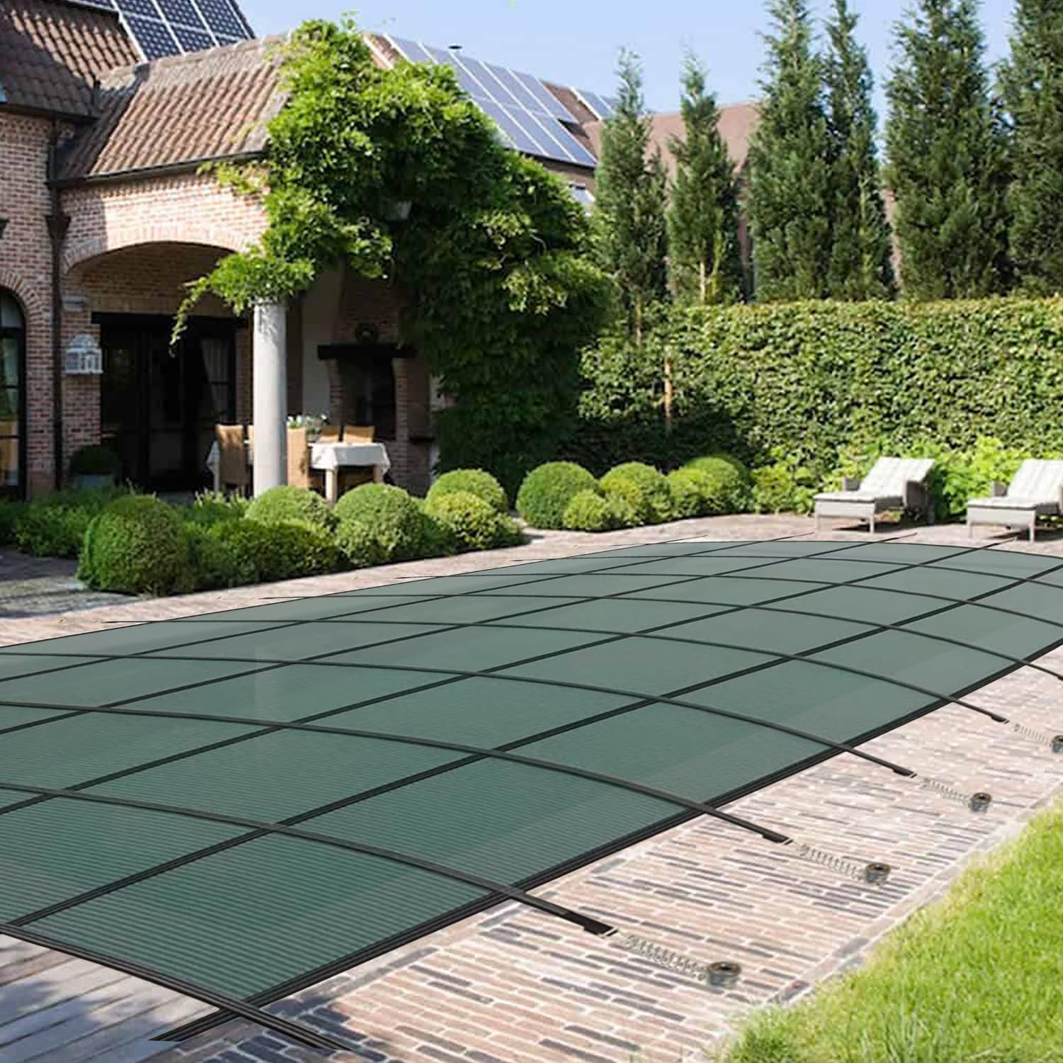 SHADEWIZ Swimming Pool Safety Underground Pool Cover, Swimming Pool ...