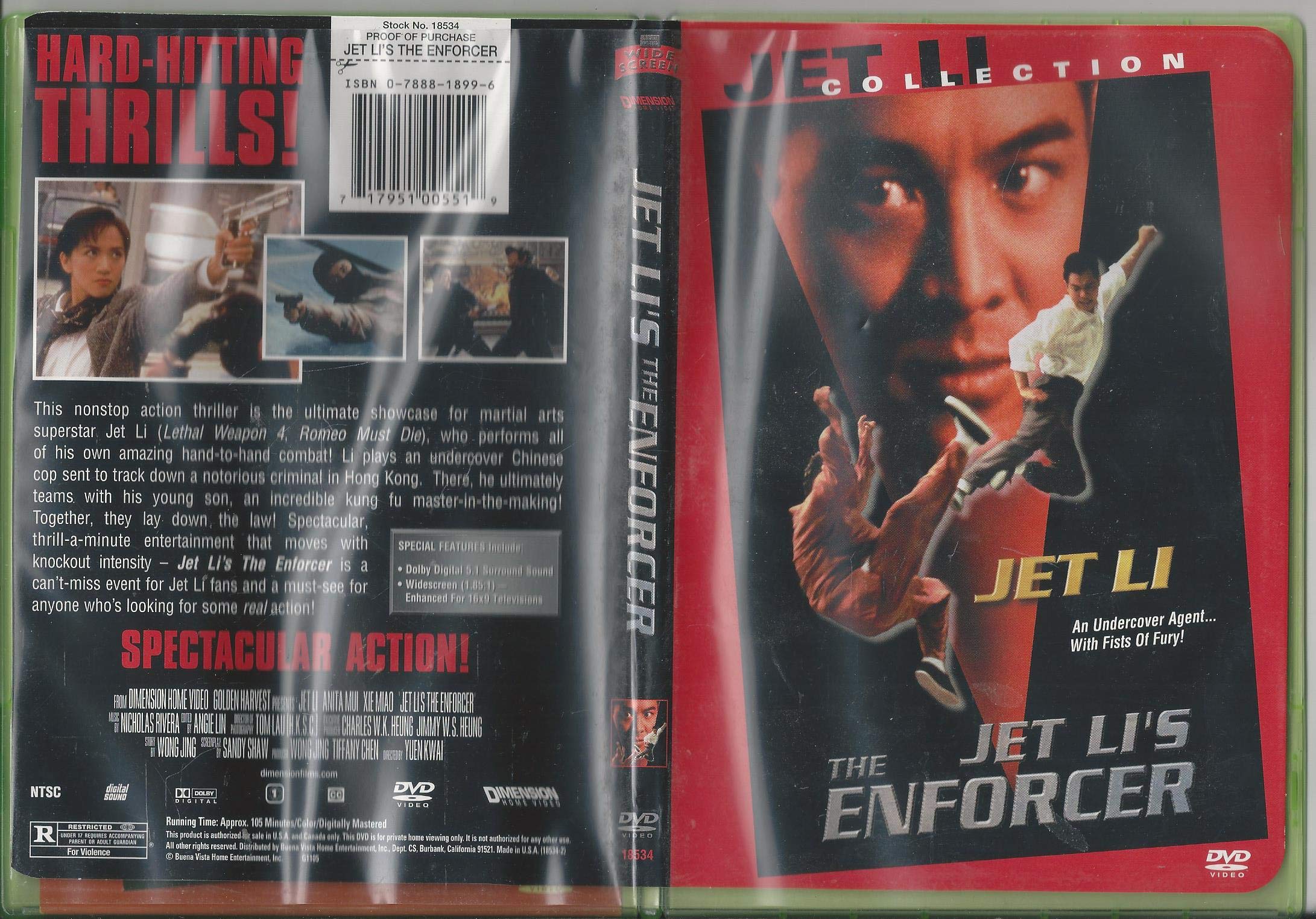 Mua Jet Li's The Enforcer [DVD] Jet Li's The Enforcer [DVD] DVD Multi ...