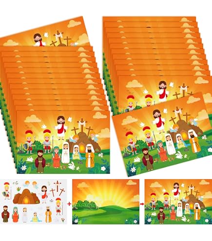 Orthodox Easter Egg Stickers Fun Express Make An Easter "He Lives ...