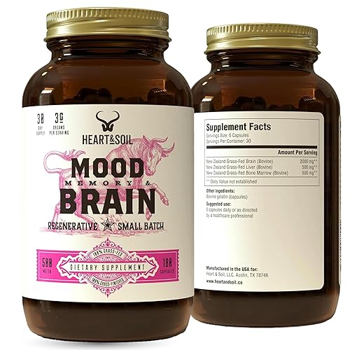 HEART & SOIL – 100% Grass Fed & Finished Beef Brain Supplement from ...