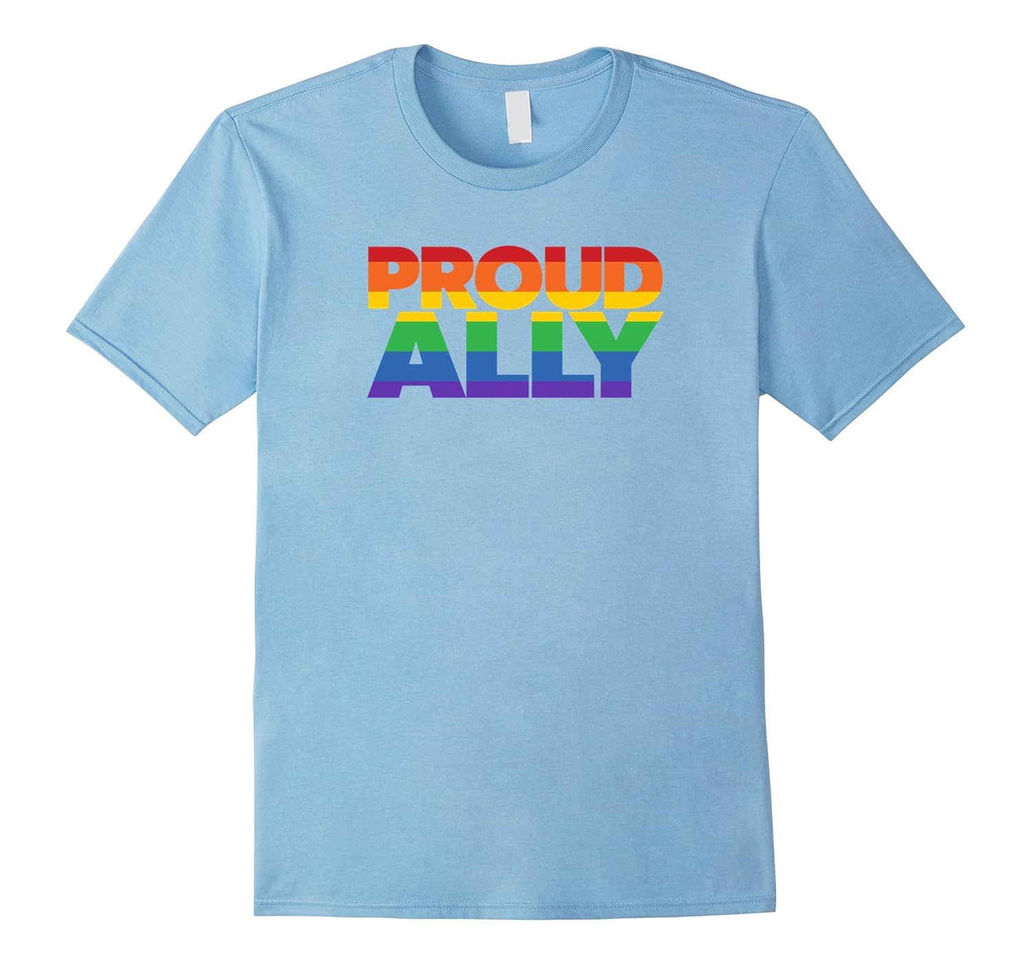 Gay Pride Ally Shirt LGBT Shirt Friends Proud Ally t-shirt-PL – Polozatee