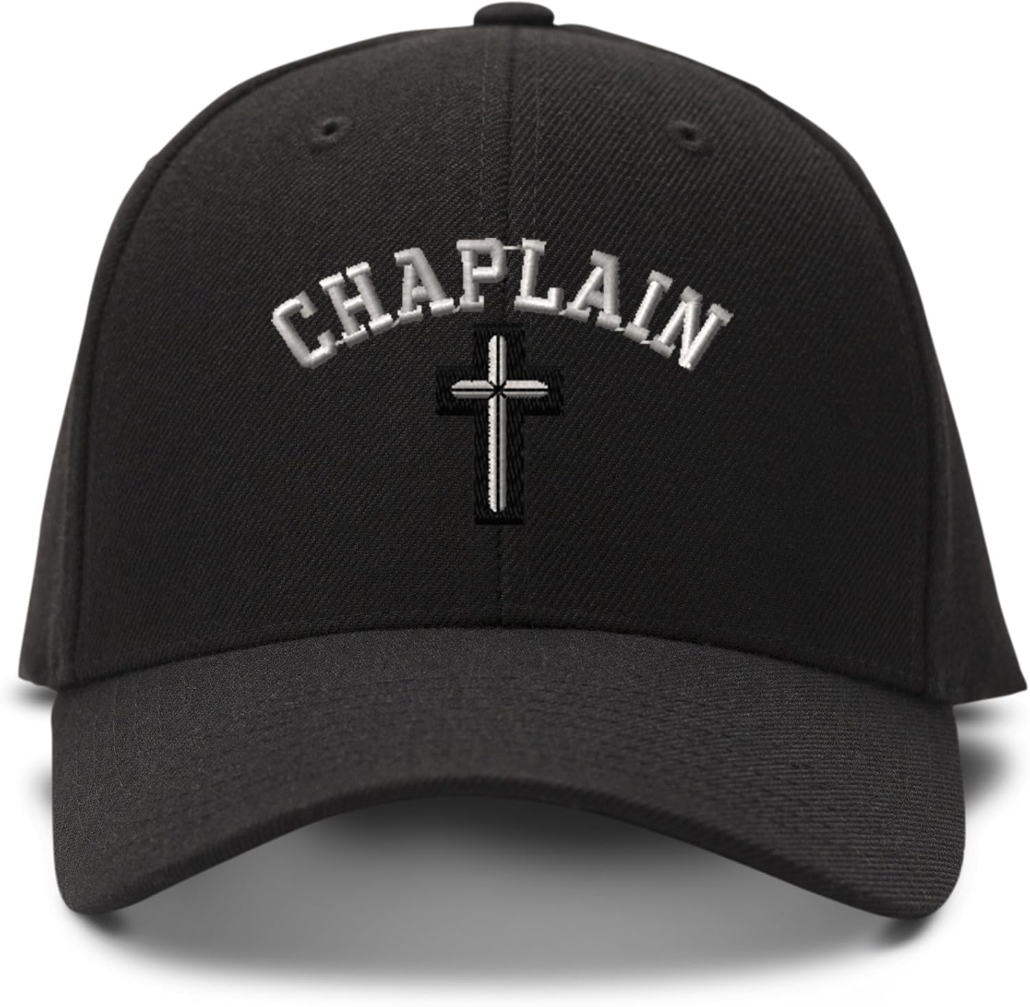 Baseball Cap Christain Chaplain Cross Embroidery Acrylic Dad Hats for ...