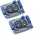 Amazon.com: WWZMDiB 2Pcs L293D DC Stepper Motor Drive Shield Expansion Board for Arduino ...