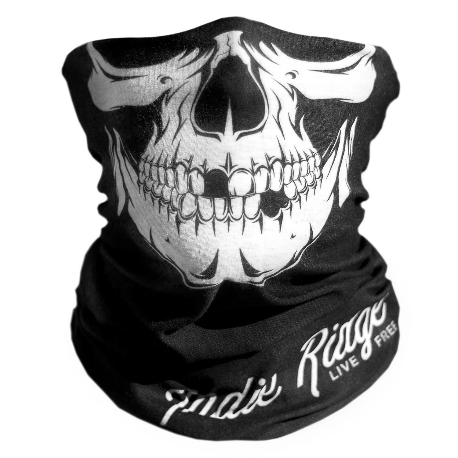Skull Outdoor Face Mask Buff By IndieRidge - 100% Microfiber ...