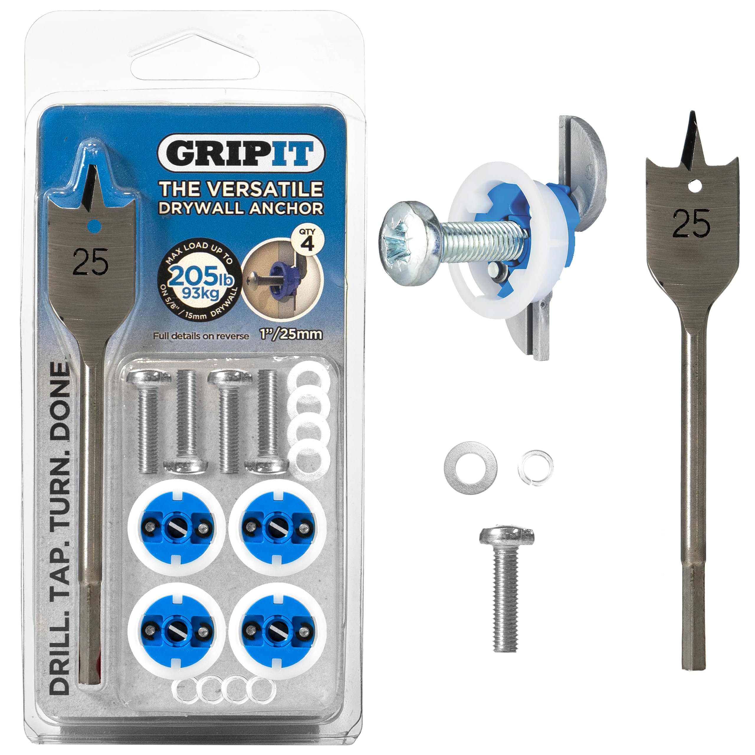 Mua Gripit Blue Drywall Anchors (Up to 205Ibs/93kg) | Heavy Duty ...