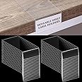 Amazon.com : Containlol 50 Pcs Moveable Shelf Label Holders, Clear ...