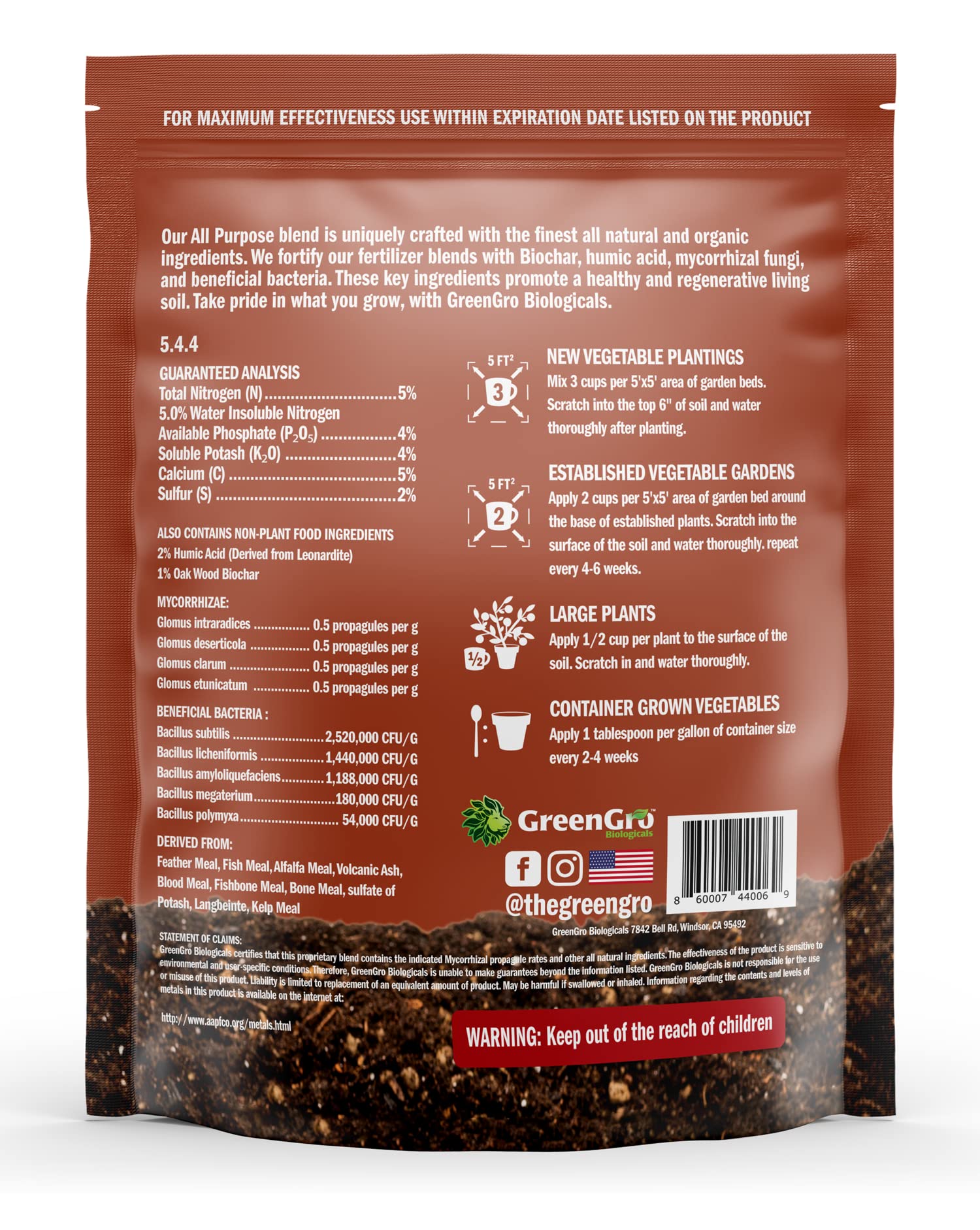 Mua GreenGro All Purpose Organic Fertilizer - Outdoor & Indoor Plant ...