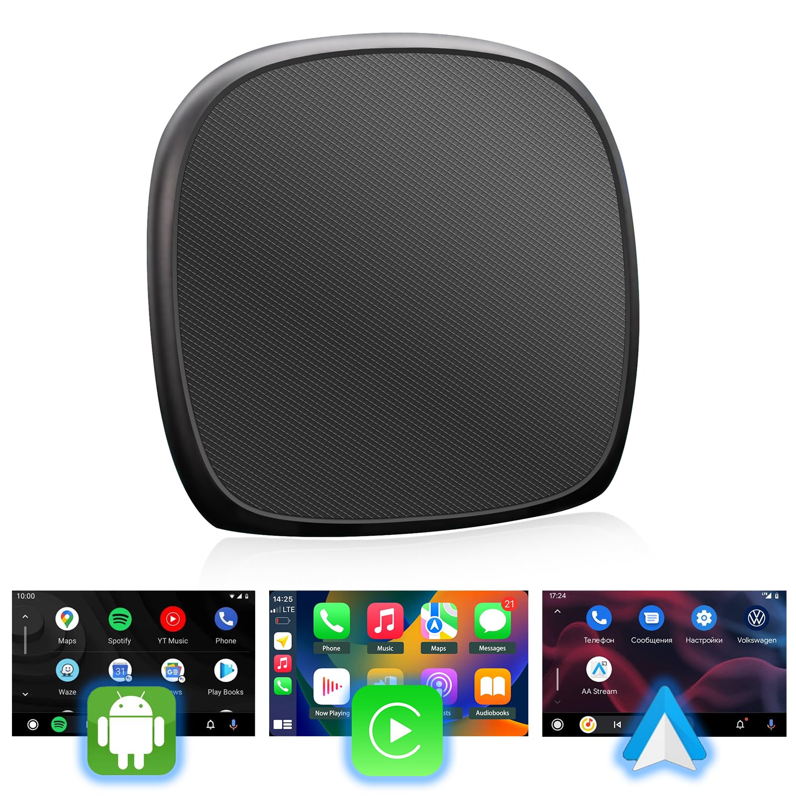 Geloo Wireless CarPlay Adapter, Upgraded CarPlay Box Streaming Device ...