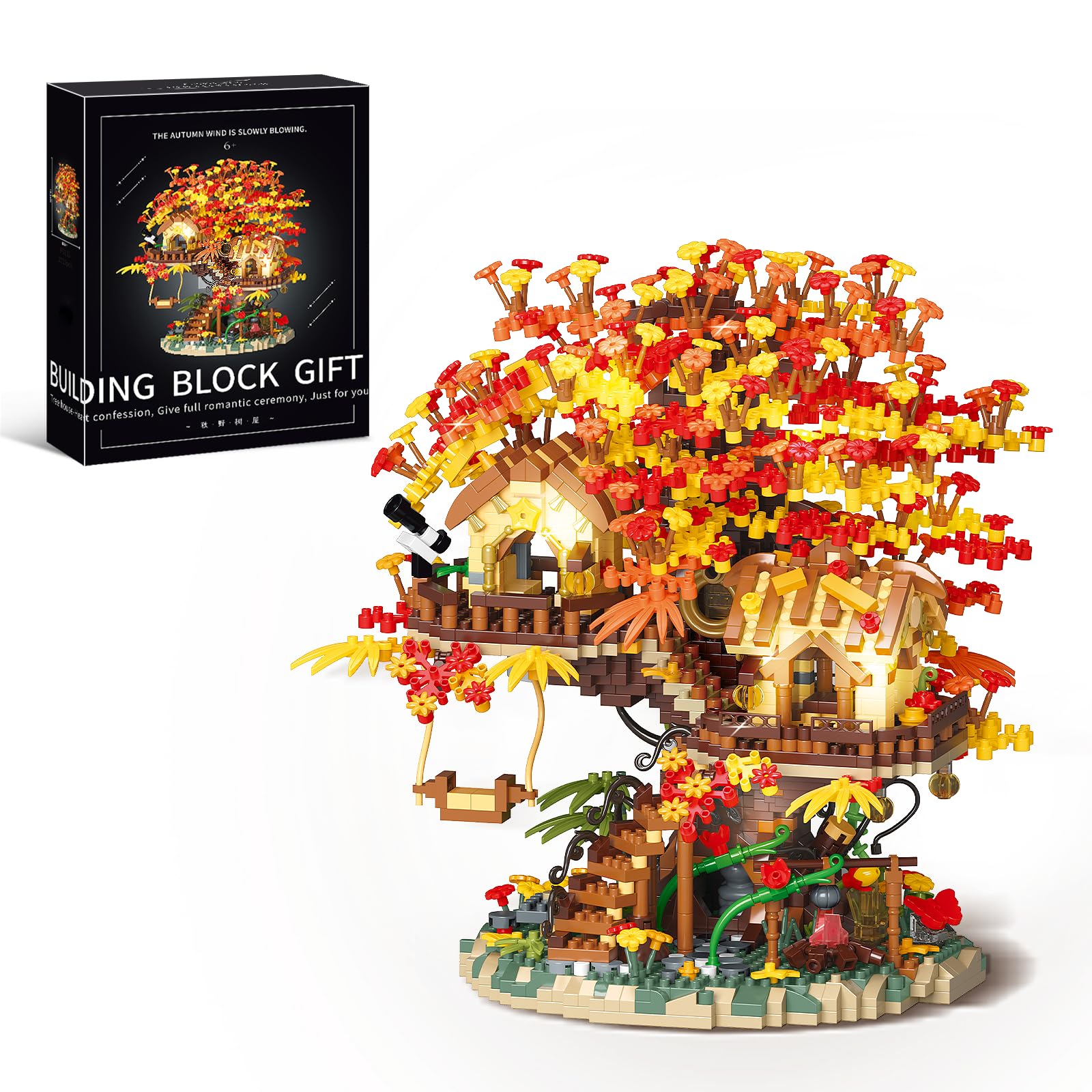 PQKIE Tree House Building Sets,2725 Pcs Friendship Treehouse Street ...