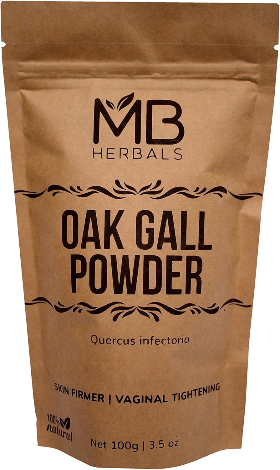 MB Herbals Pure Oak Gall Powder 100g / 3.5 oz - 100% Pure Quercus ...