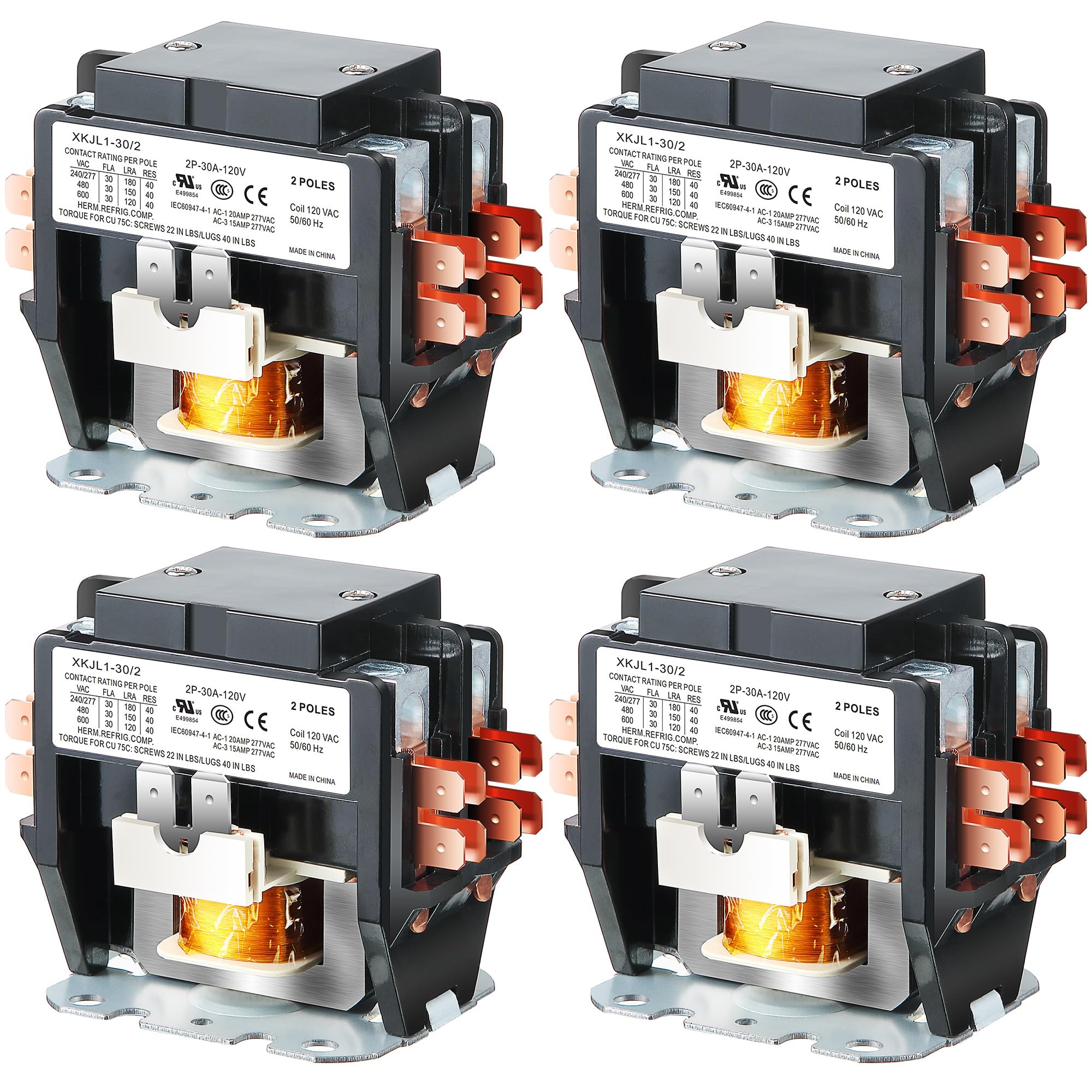 Mua Dreyoo 1 Pack Carrier HVAC Motor Contactor, 120V 30 Amp Coil 2 Pole ...
