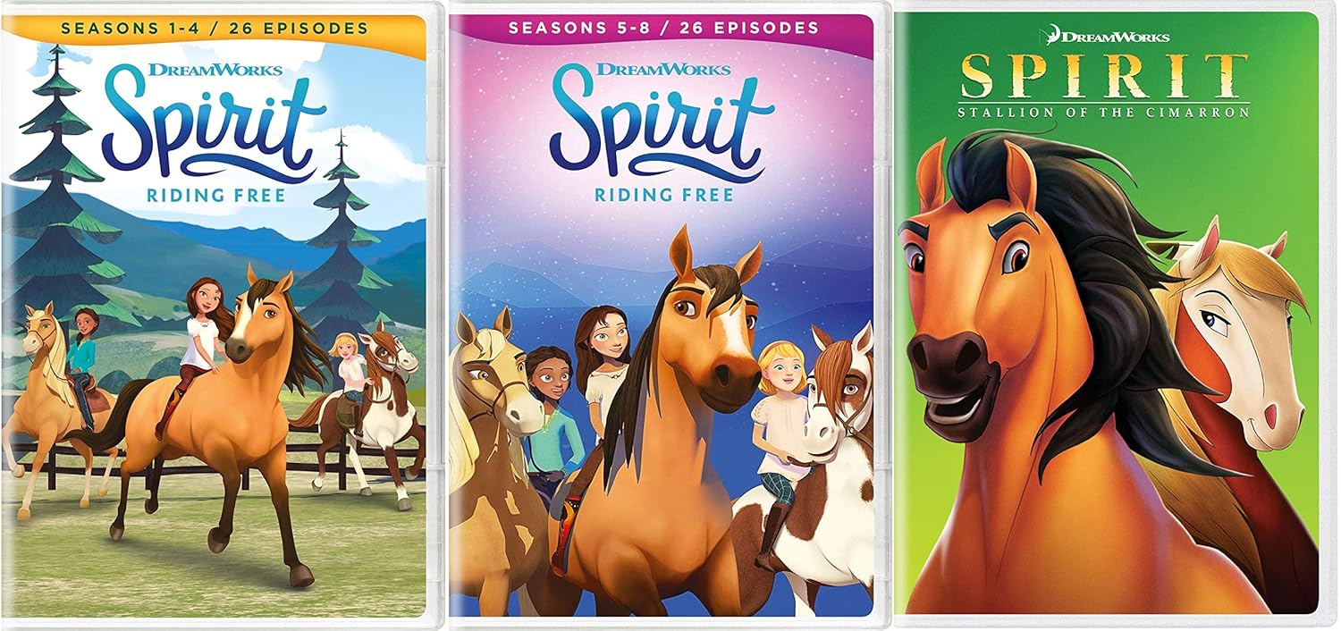 Amazon.com: Spirit Riding Free Ultimate Collection Seasons 1-8 + movie ...