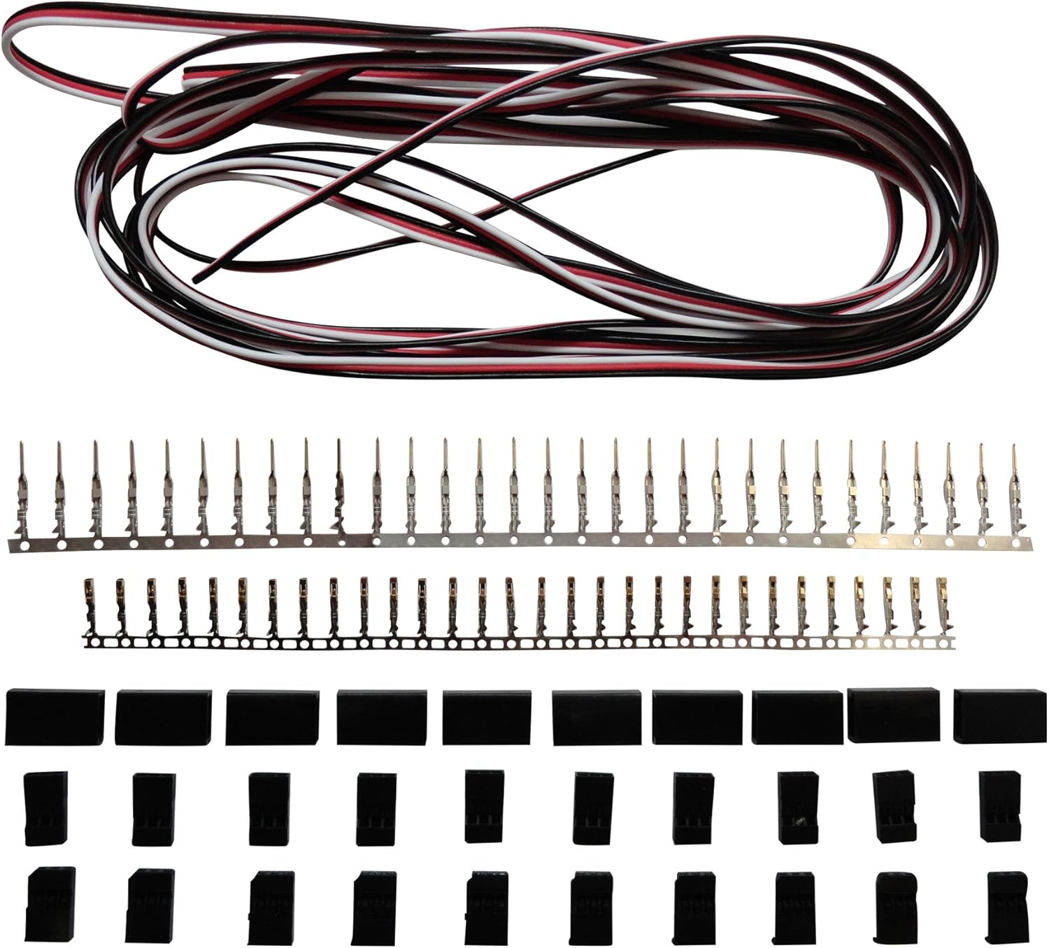 Amazon.com: Futaba Style Servo Extension Kit W/ 10 Pairs Of Connector ...
