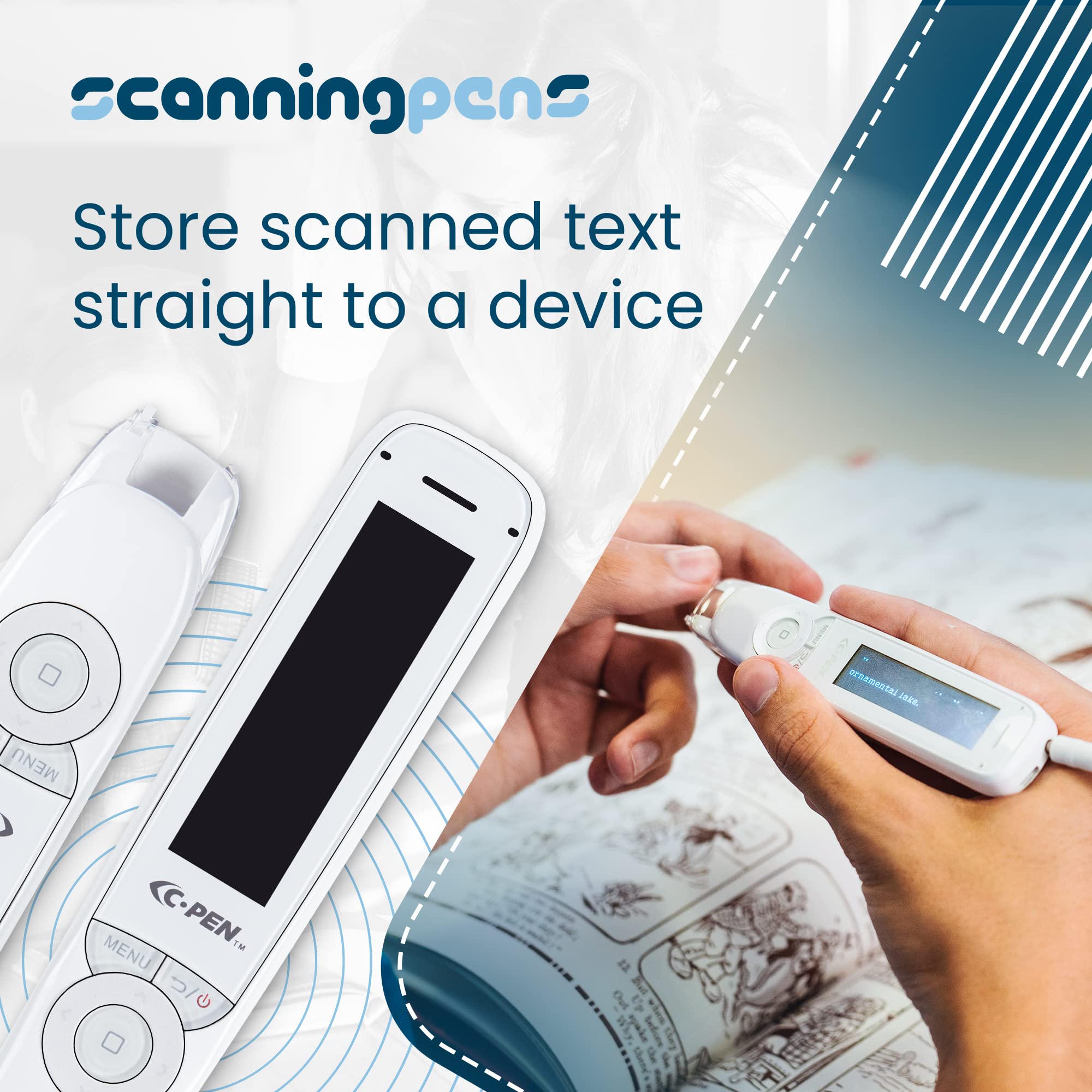 Mua C Pen Text to Speech Reader Pen 2 - OCR Scanning Device for Reading ...