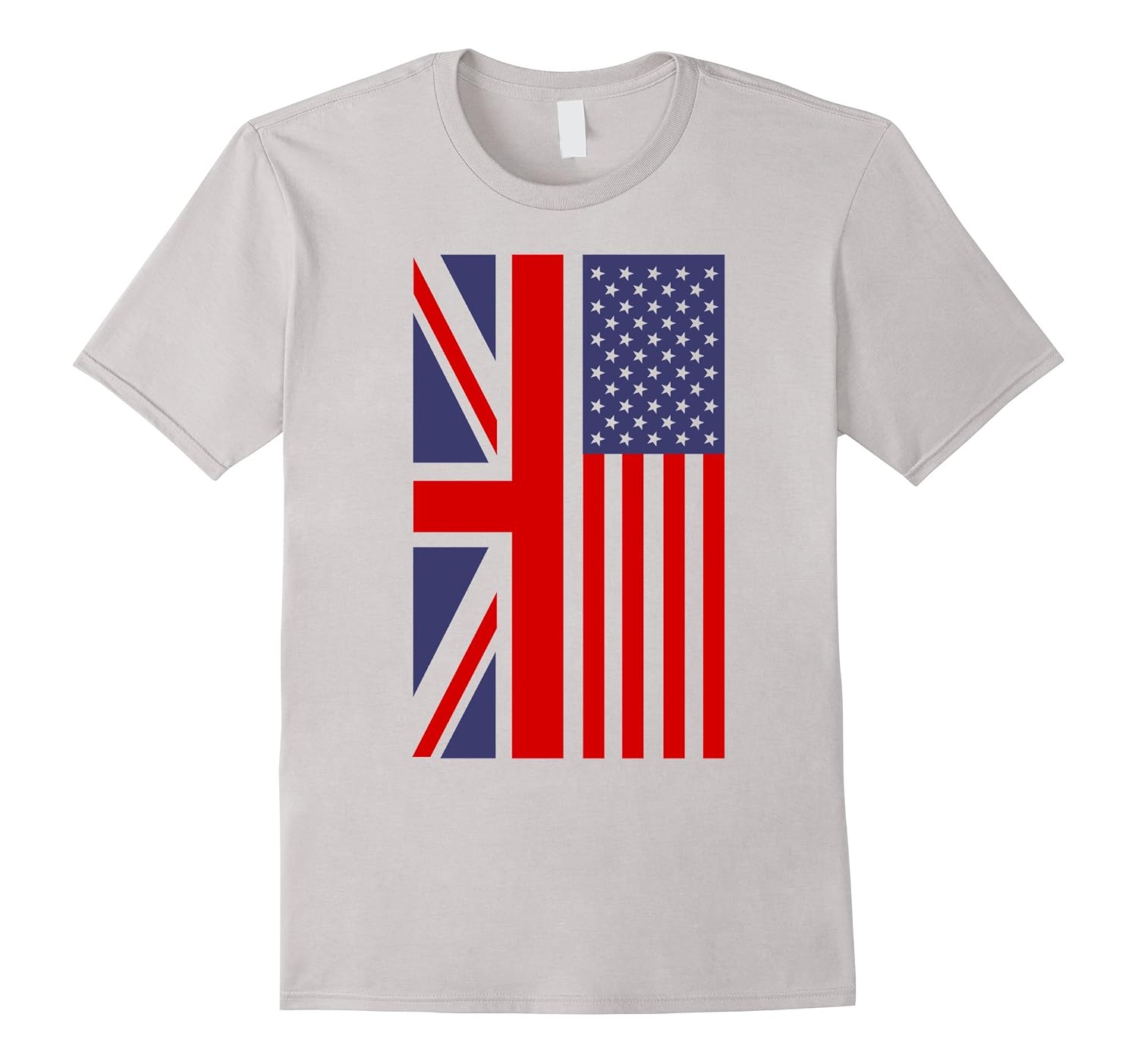 American Flag English Flag T-shirt. UK USA Flag Tee-CL – Colamaga