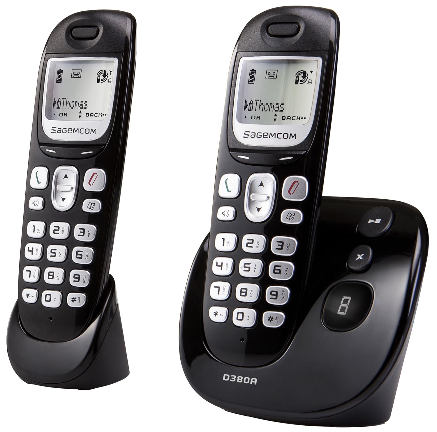 Sagemcom D380A Twin DECT Digital Cordless Telephone: Amazon.co.uk ...